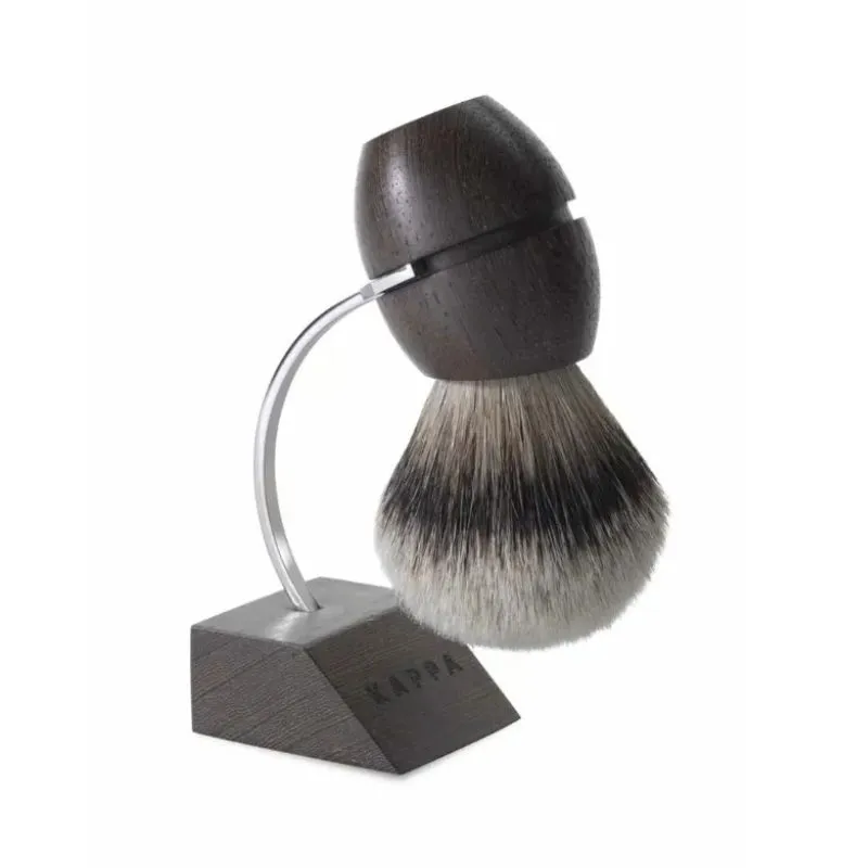 Acca Kappa Shaving Brush With Stand – Wenge Wood