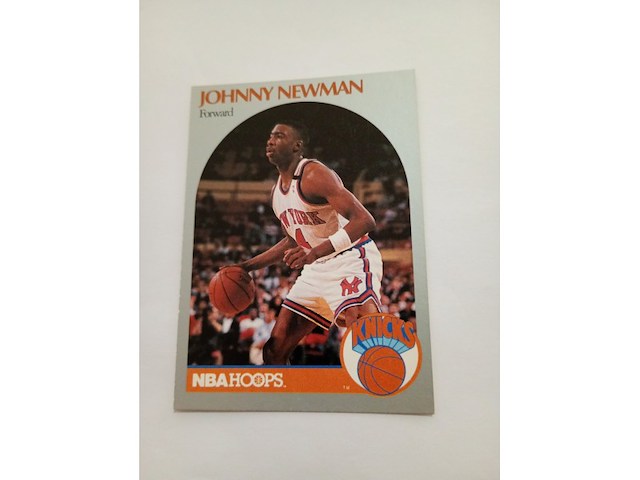Kartica NBA Hoops 1990 Johnny Newman br.206