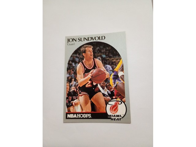 Kartica NBA Hoops 1990 Jon Sundvold br.171