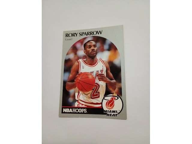 Kartica NBA Hoops 1990 Rory Sparrow br.170
