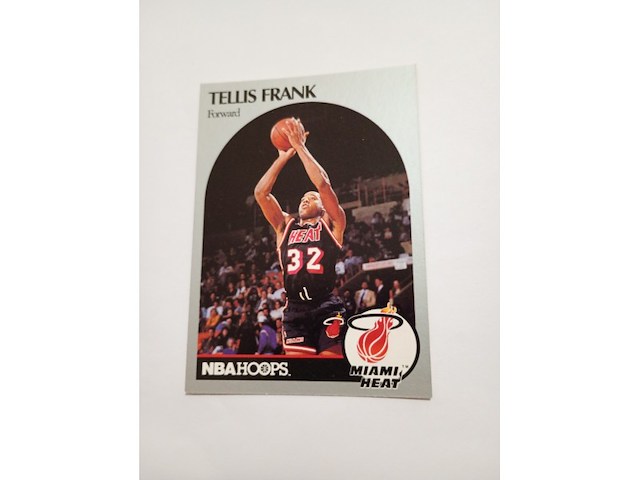 Kartica NBA Hoops 1990 Tellis Frank br.166