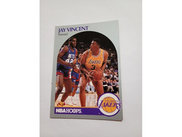 Kartica NBA Hoops 1990 Jay Vincent br.161