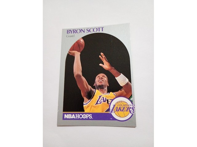 Kartica NBA Hoops 1990 Byron Scott br.159