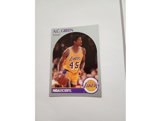 Kartica NBA Hoops 1990 A.C. Green br.156