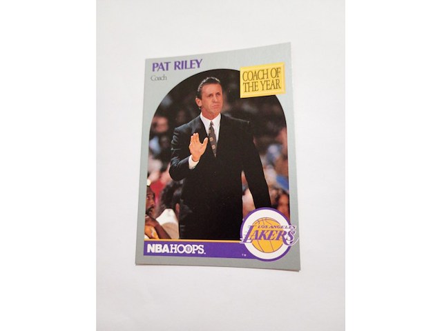 Kartica NBA Hoops 1990 Pat Riley br.317