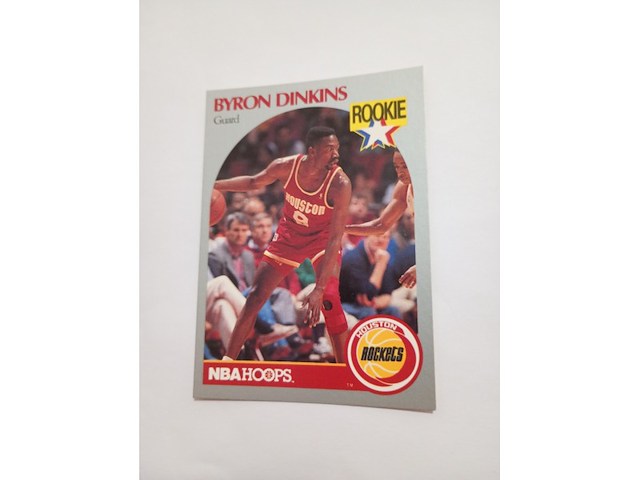 Kartica NBA Hoops 1990 Byron Dinkins br.123