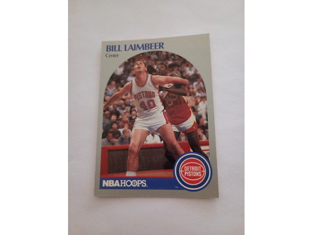 Kartica NBA Hoops 1990 Bill Laimbeer br.108