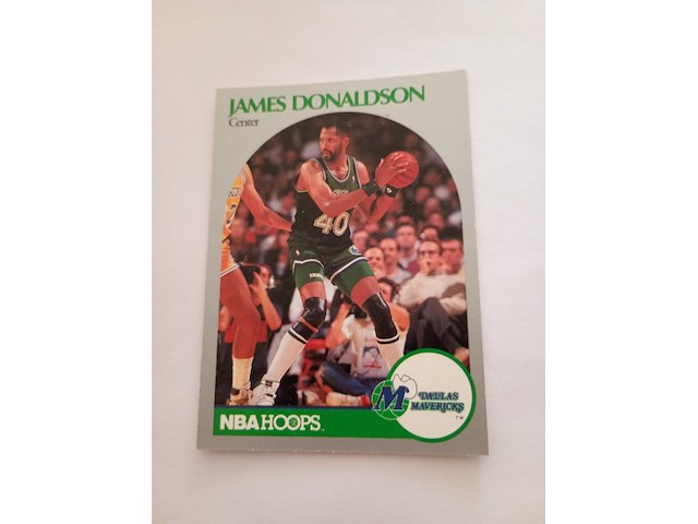 Kartica NBA Hoops 1990 James Donaldson br.85