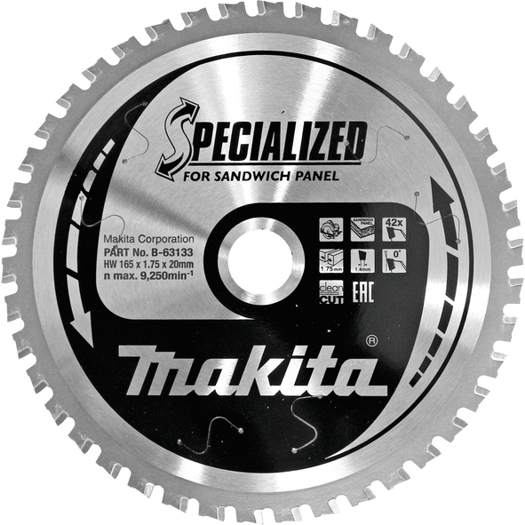 Makita list za testeru od tvrdog metala (B-63133)