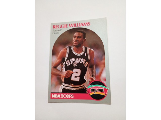 Kartica NBA Hoops 1990 Reggie Williams br.272