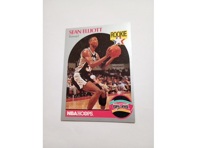 Kartica NBA Hoops 1990 Sean Elliott br.267