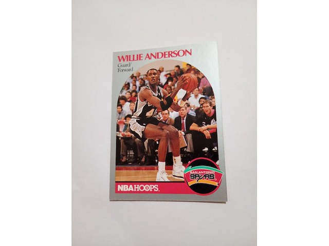 Kartica NBA Hoops 1990 Willie Anderson br.263