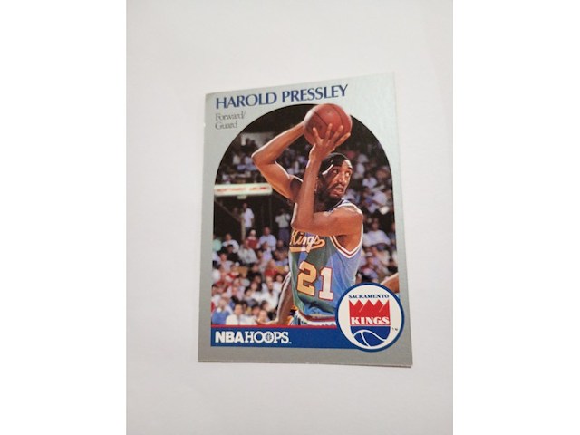 Kartica NBA Hoops 1990 Harold Pressley br.260