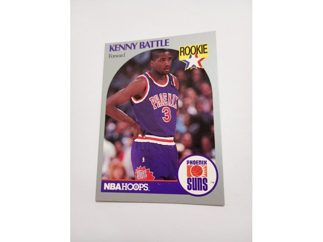 Kartica NBA Hoops 1990 Kenny Battle br.233