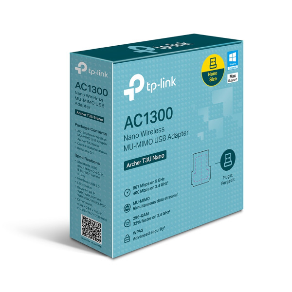 LAN MK TP-LINK ARCHER T3U Nano Wireless MU-MIMO USB Adapter