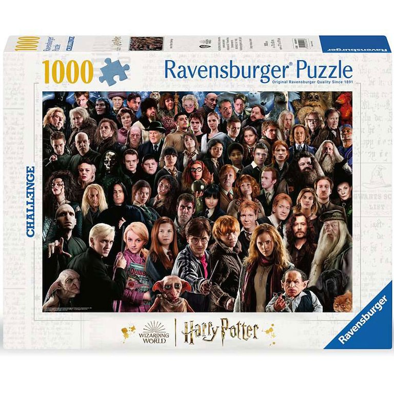 Ravensburger puzzle (slagalice) -1000pcs Harry Potter izazov RA12000457