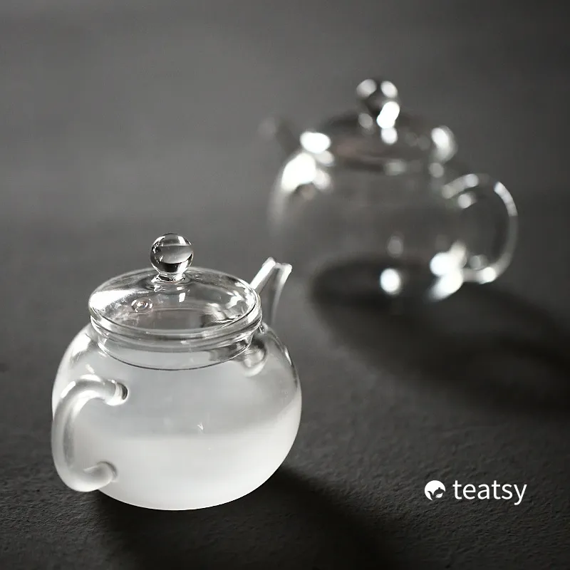 [Gift Season FLASH Deal][SALE]"Mist" - High-borosilicate Heat Resistant Glass Xishi Style Teapot