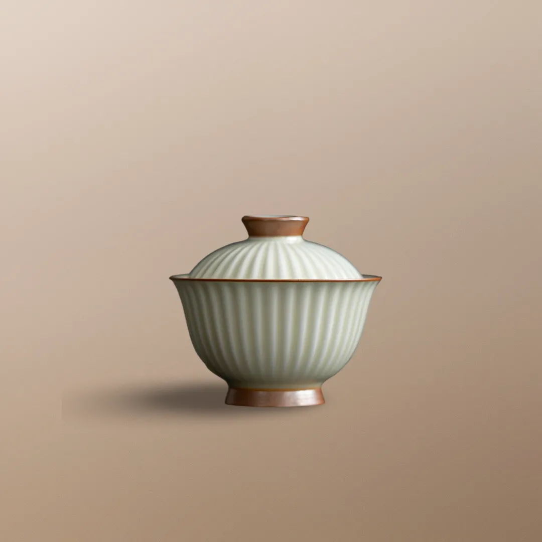 [Winter SALE][SALE]“Chrysanthemum” - Handmade Mihe Glaze Gaiwan (100ml)