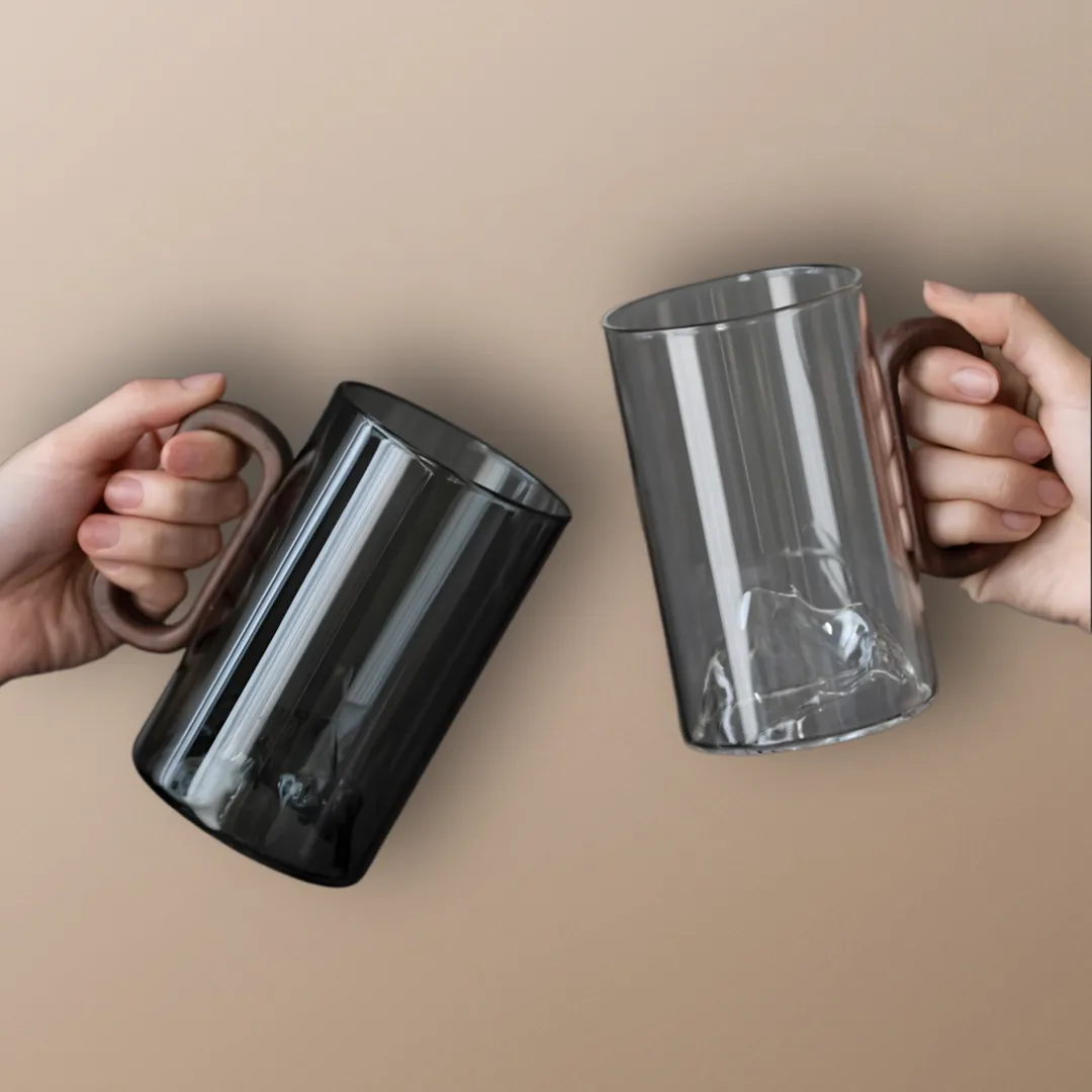 [Winter SALE]"Peakview" - High-grade Borosilicate Heat-Resistant Glass Tea Mug