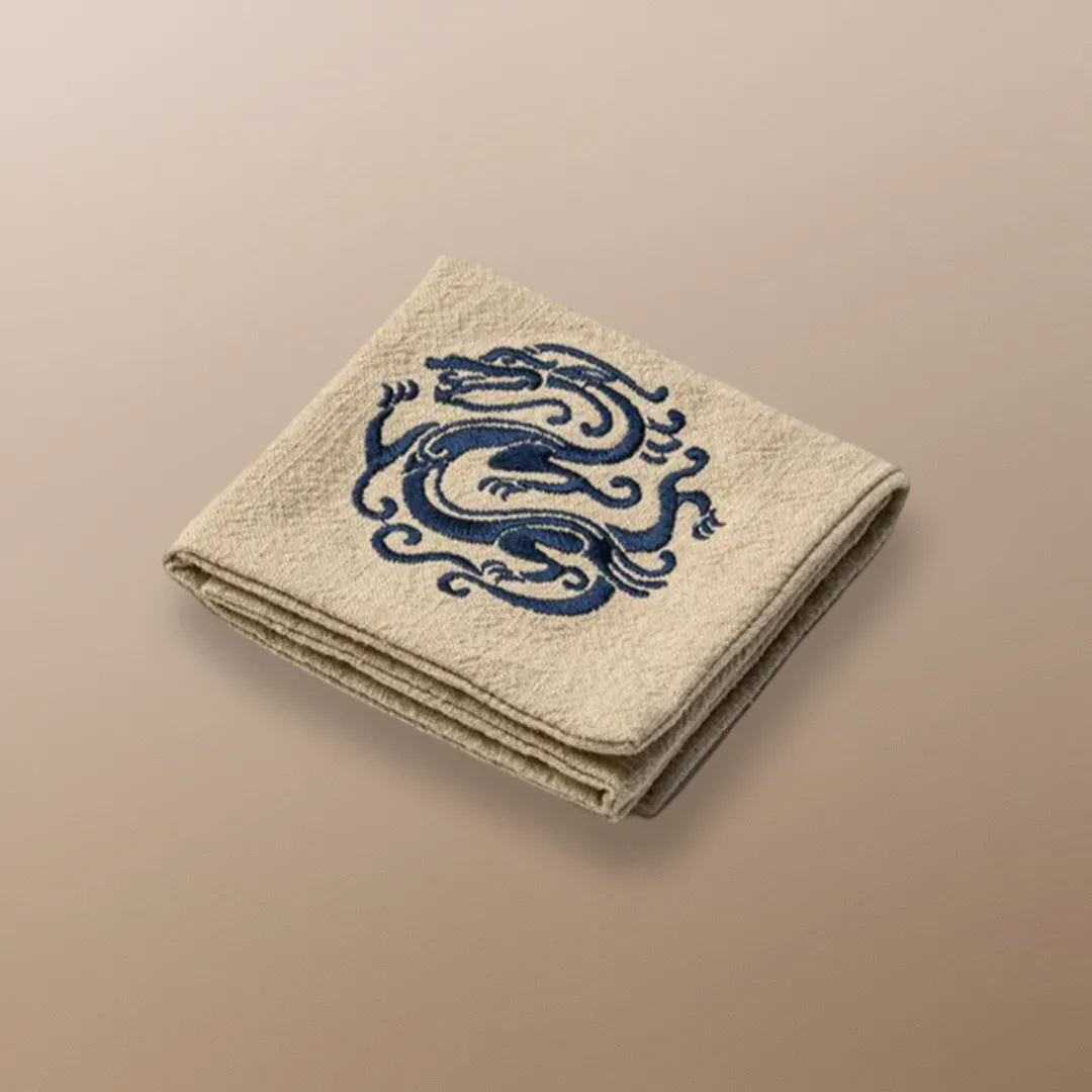 [Winter SALE]“Auspicious Dragon” - Antique Style Tea Towel