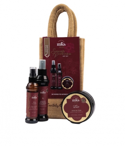 MKS ECO gift set oil (oil original + Leave in X + shea butter krema)