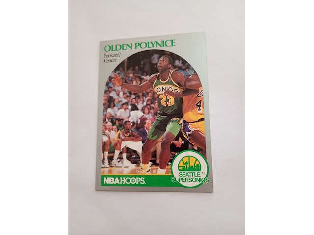 Kartica NBA Hoops 1990 Olden Polynice br.283