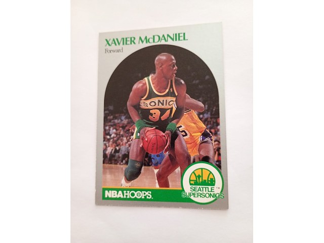 Kartica NBA Hoops 1990 Xavier McDaniel br.280