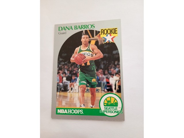 Kartica NBA Hoops 1990 Dana Barros br.274