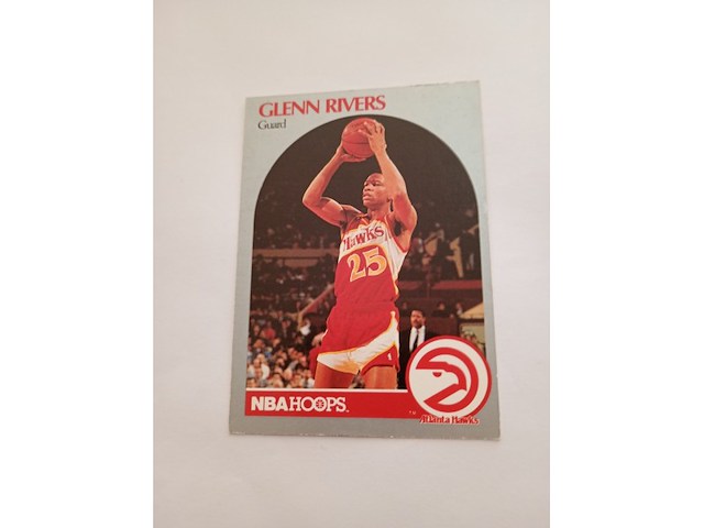 Kartica NBA Hoops 1990 Glenn Rivers br.32