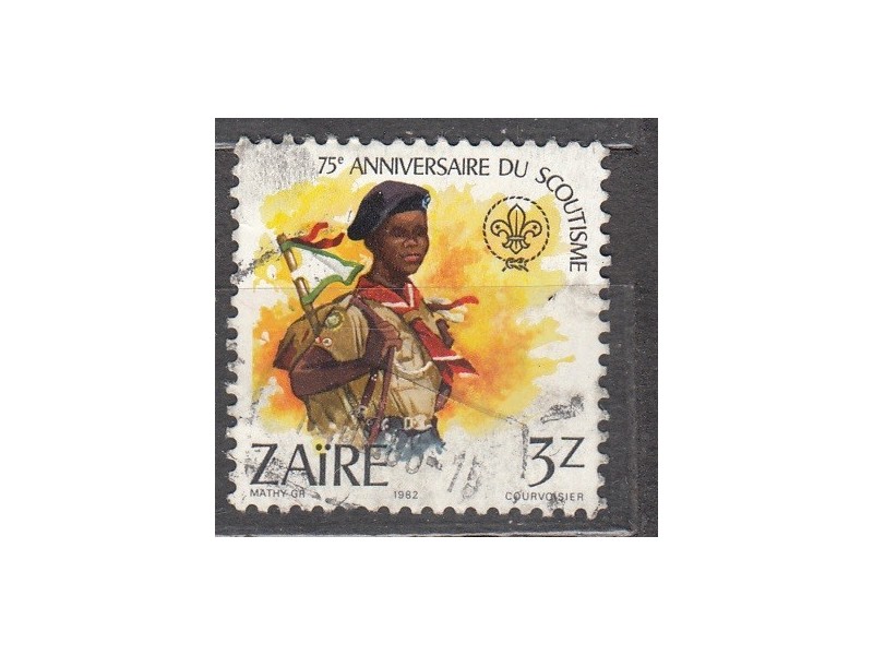 (rbe982) zair zigosana marka 1982 god