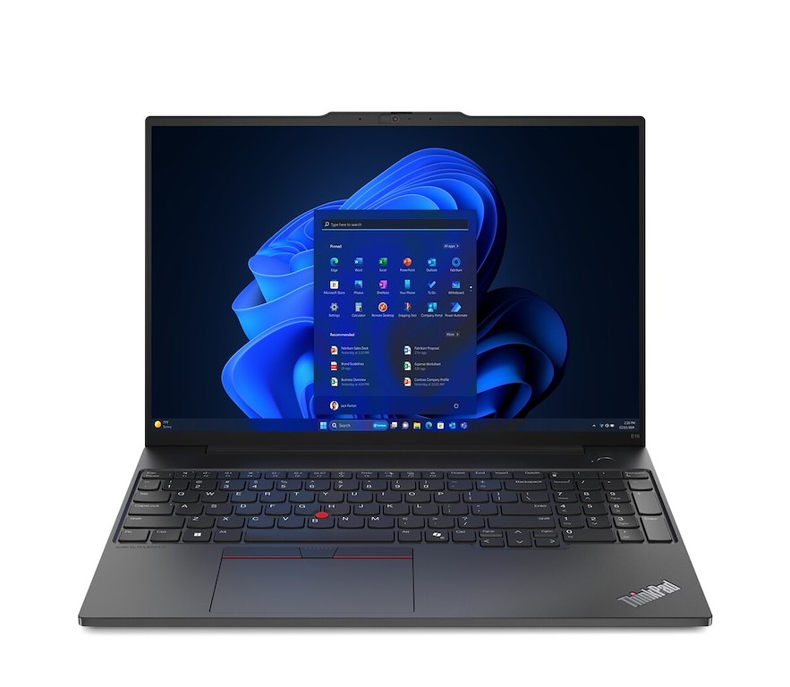 Laptop LENOVO ThinkPad E16 G2 21MA0019YA, 16 WUXGA, Intel Core Ultra 7 155H, 16GB RAM, 512GB SSD, Windows 11 ProID EK000670170