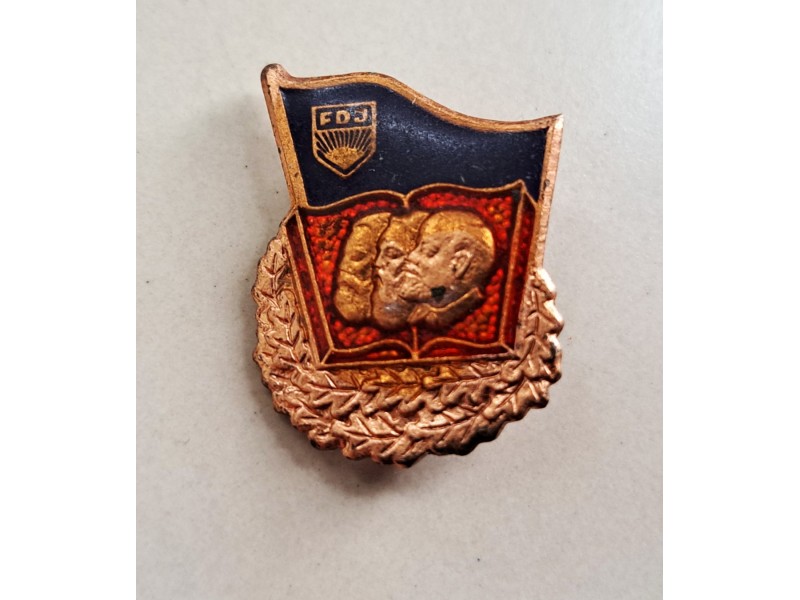ZNACKA - FDJ-MARX ENGELS LENIN - DDR NEMACKA 1950-60