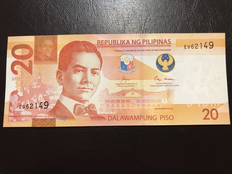 FILIPINI 20 PISO. UNC.2023.