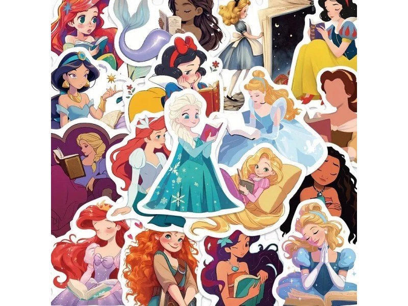 DISNEY STIKERI PRINCEZA, 10 kom, razni, NOVO!!