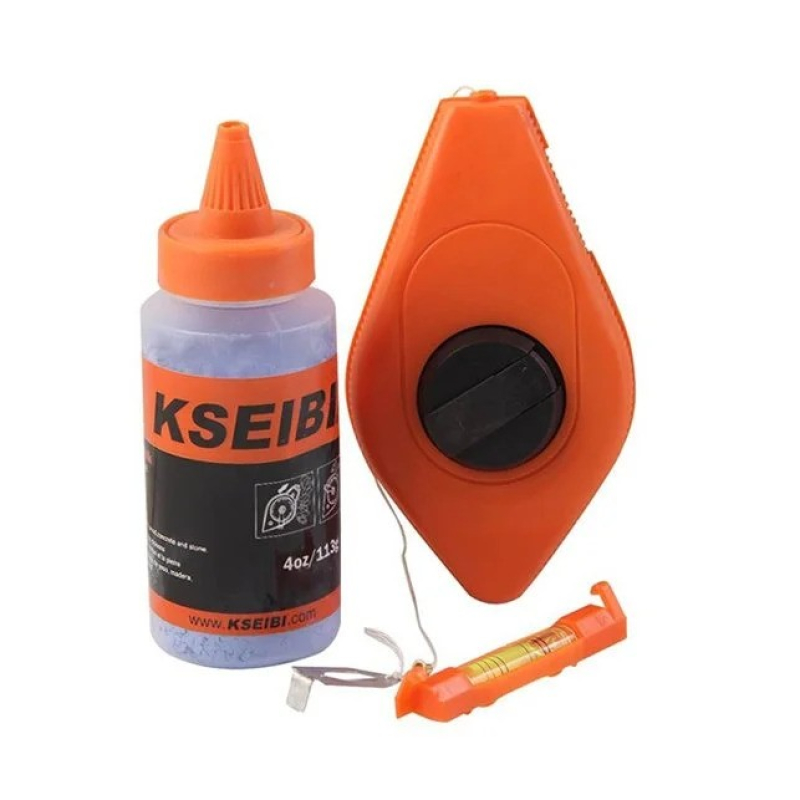Konac građevinski sa prahom i libelom, set - KSEIBI 303600