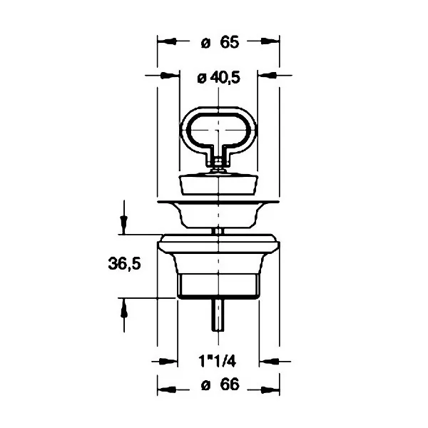 BONOMINI Pileta 5/4 PVC 2024MG54B0
