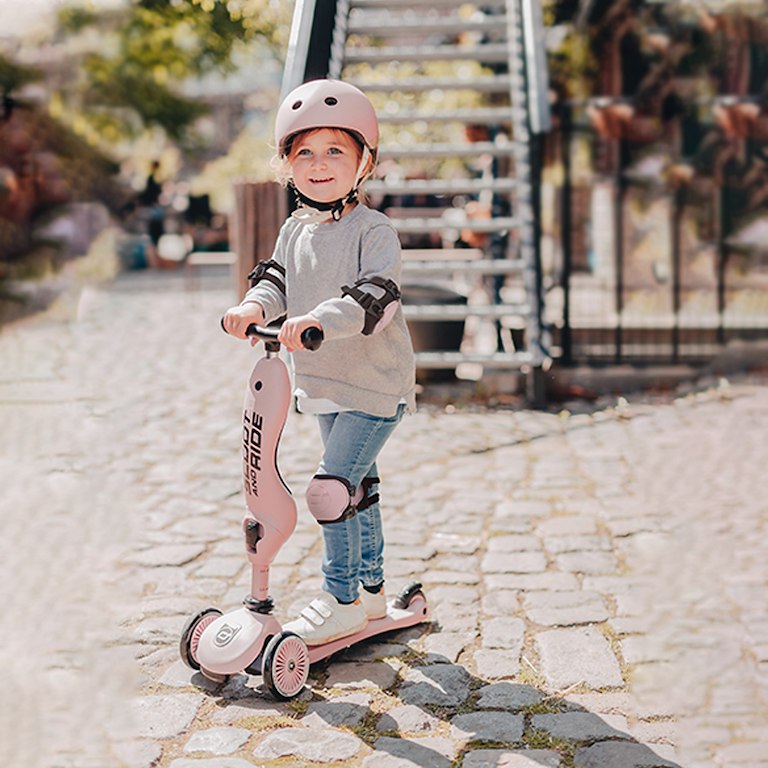Scoot and Ride štitnici za kolena i laktove rose