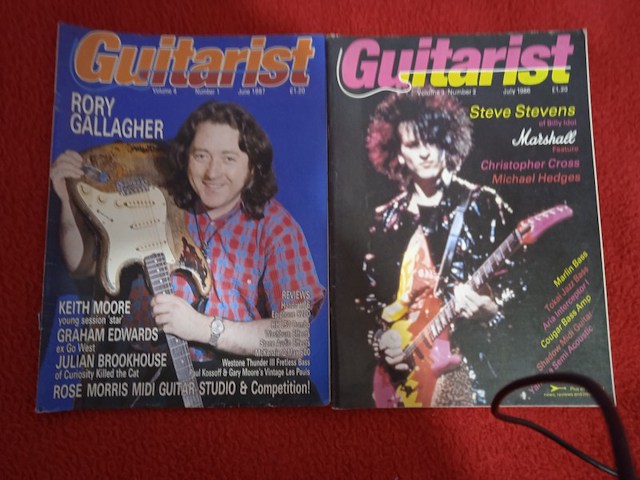 Guitarist Magazine June 1987,July 1986
