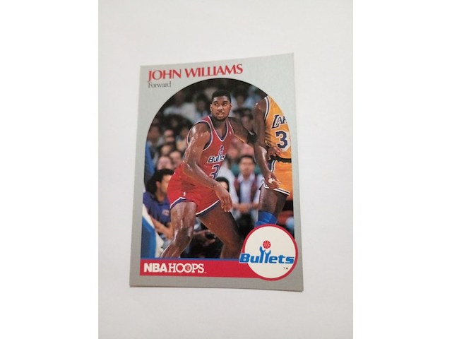 Kartica NBA Hoops 1990 John Williams br.304