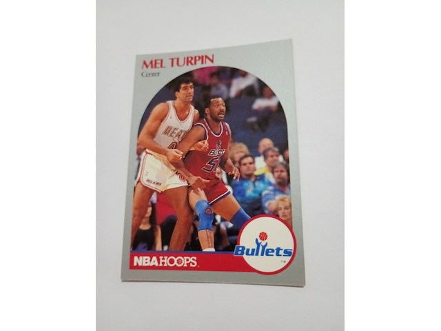 Kartica NBA Hoops 1990 Mel Turpin br.302