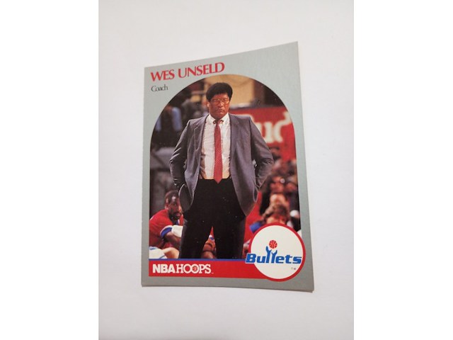Kartica NBA Hoops 1990 Wes Unseld br.331
