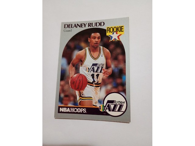 Kartica NBA Hoops 1990 Delaney Rudd br.293