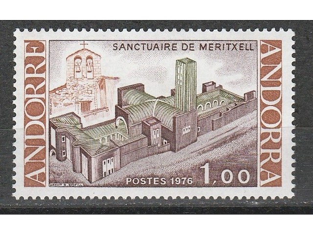 Andorra - 1976 - New church of Meritxell - MNH