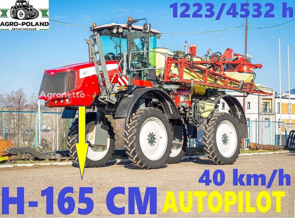 Hardi ALPHA 4100 EVO - 2014 ROK - H-165 CM - 1223 h - AUTOPILOT - 40 k samohodna prskalica