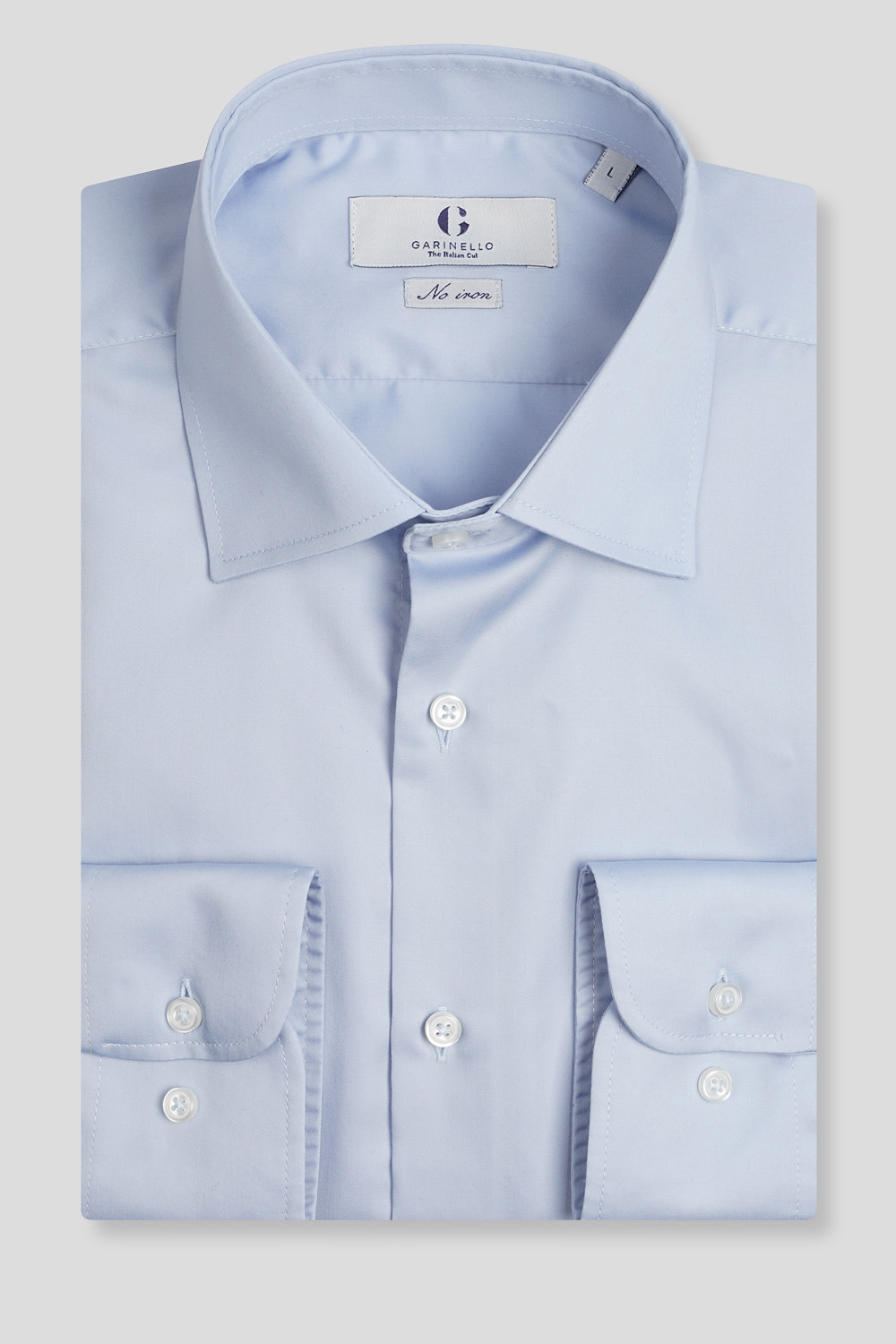 No iron plava košulja classic fit 740K