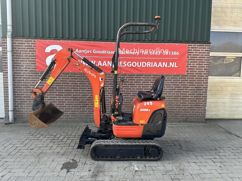 Kubota KOO8-3 mini bager