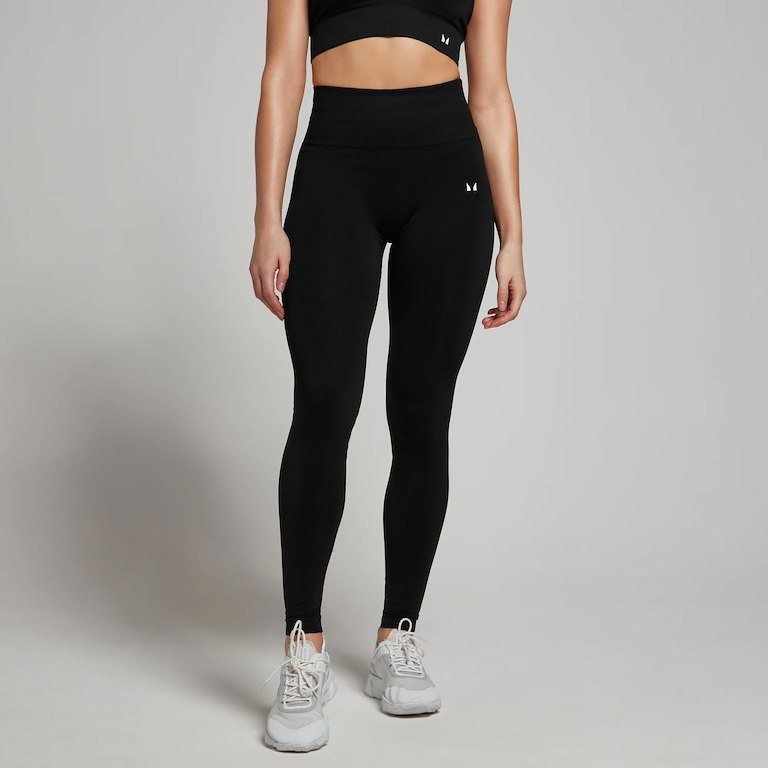 MP Women's Tempo Seamless Leggings − ženske helanke − crne