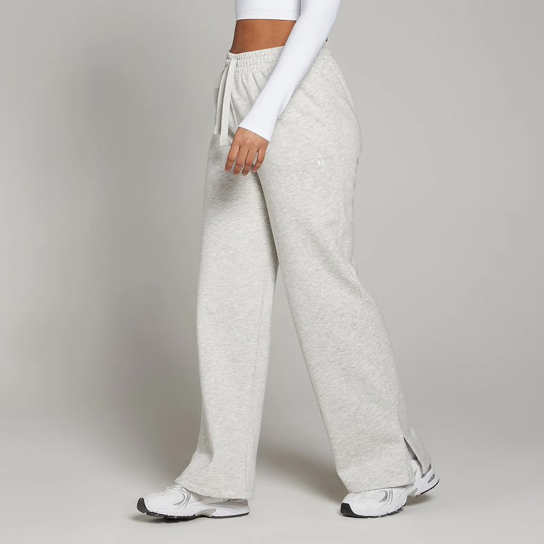 MP Women's Basics Straight Leg Joggers − ženski donji deo trenerke − svetlosivi melanž