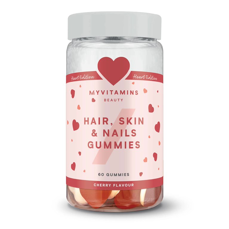 Hair, Skin & Nails Gummies – slojevito srce