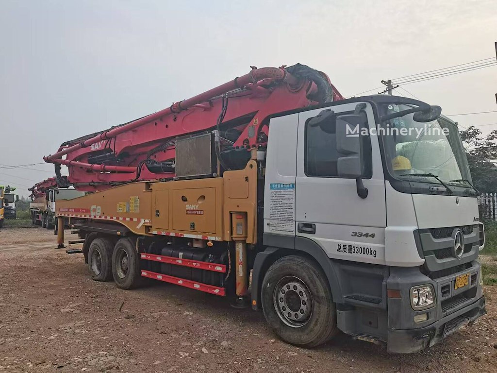 Sany pump used 49m on benz na šasiji Mercedes-Benz Actros 3344 pumpa za beton